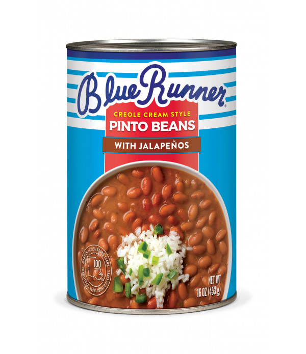 Blue Runner Creole Cream Style Pinto Beans with 16oz 070 ...